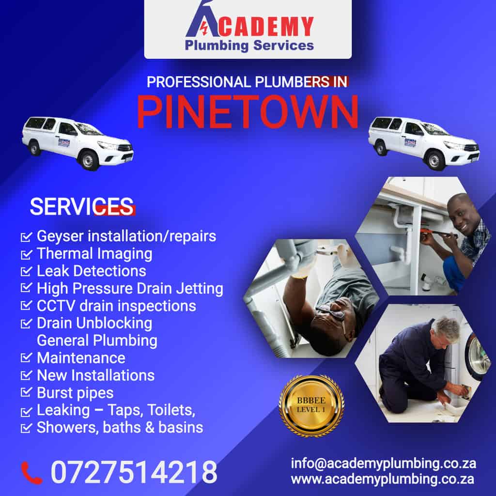 Plumber in Pinetown - Academy Plumbing - Call 0861 115 129